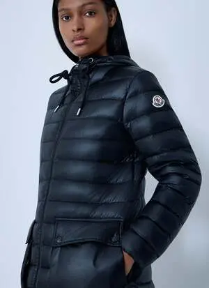 Moncler Jasmin Short Parka Jacket - Black