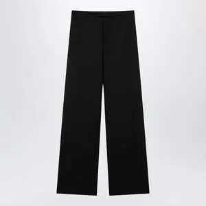 Gucci Oversized Lightweight Wool Trousers - Black