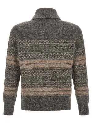 Brunello Cucinelli Nordic Jacquard' Cardigan