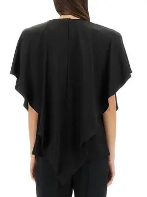 Stella McCartney Draped Cape Effect Top