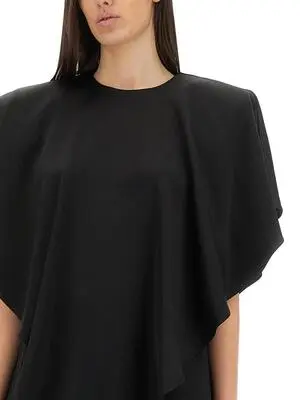 Stella McCartney Draped Cape Effect Top
