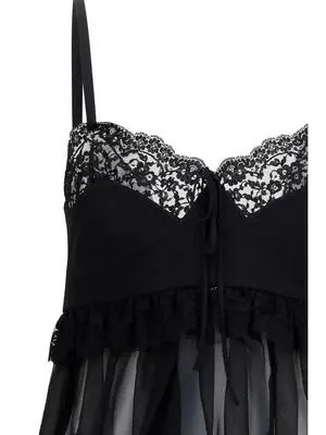 Chloé Crêpe De Chine Camisole Top - Black