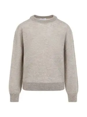Brunello Cucinelli Wool Blend Crenweck Sweater