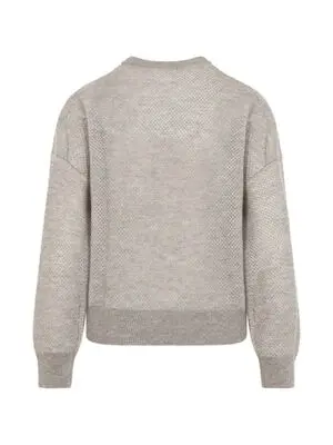 Brunello Cucinelli Wool Blend Crenweck Sweater