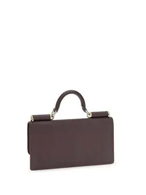 Dolce & Gabbana Micro Sicily Shoulder Bag - Brown