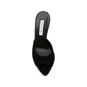 AQUAZZURA Wedge Mules - Black