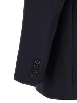 Saint Laurent Felted Wool Gabardine Blazer Jacket