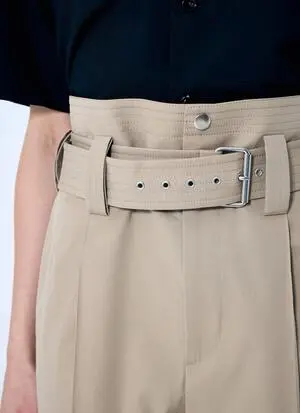 Bottega Veneta Compact Cotton Pants