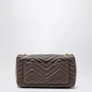 Gucci Gg Marmont Leather Shoulder Bag - Brown