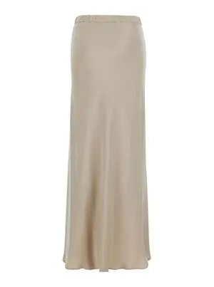 Max Mara Silk Skirt - Cream
