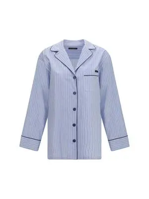 Dolce & Gabbana Embroidered Cotton-blend Shirt