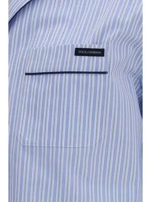 Dolce & Gabbana Embroidered Cotton-blend Shirt
