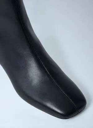 TOTEME Classic Day Leather Ankle Boots