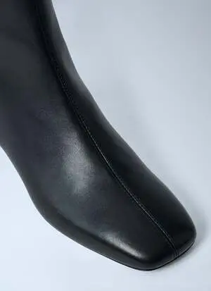 TOTEME Classic Day Leather Ankle Boots