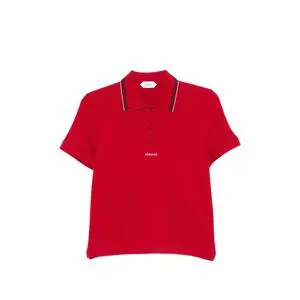 Versace Tops Polo Tops - Red