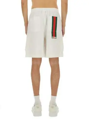 Gucci Cotton Web Shorts