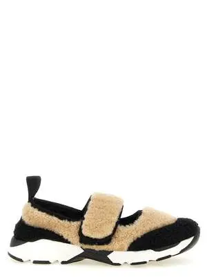 Marni Mary Jane Fur Sneakers - Multicolor