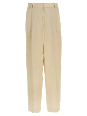 TOTEME Viscose Pants - White