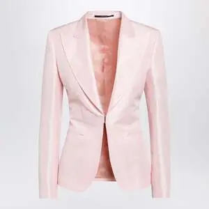 Gucci Silk Faille Jacket - Pink