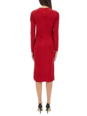 Versace Safety Pin Midi Dress