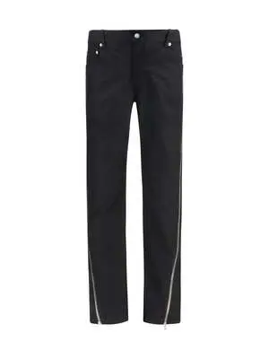 Rick Owens Vega Jeans With Side Zip