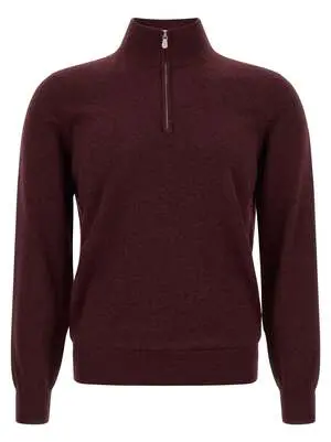 Brunello Cucinelli Half-zip Cashmere Sweater - Multicolor