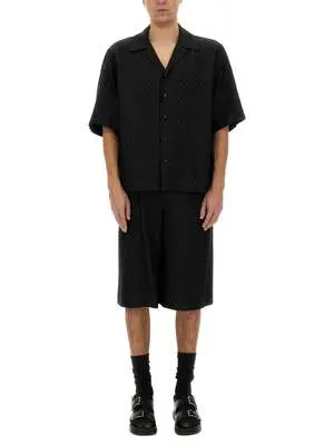 Alexander McQueen Skull Jacquard Pattern Shorts