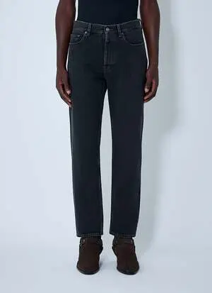 Saint Laurent Straight-leg Denim Jeans - Black