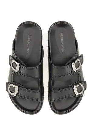 FERRAGAMO Double-strap Sandal