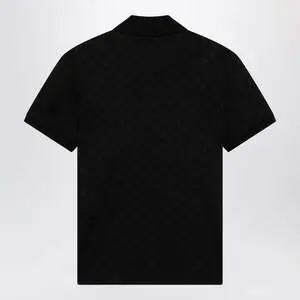 Gucci Gg Jacquard Technical Jersey Polo Shirt
