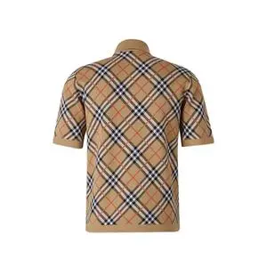 Burberry Neutrals Polo Shirts - Cream