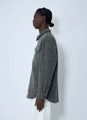 Dries Van Noten Herringbone Zip Jacket