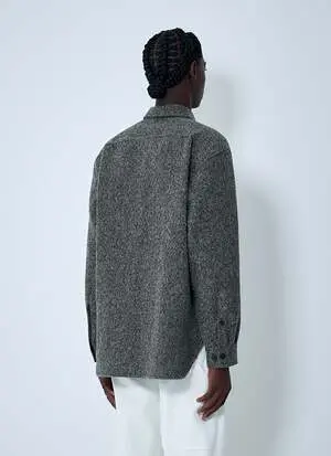 Dries Van Noten Herringbone Zip Jacket