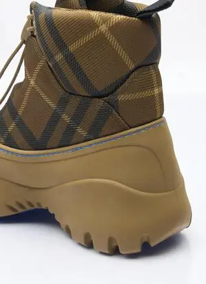 Burberry Check Scoot Trek Boots