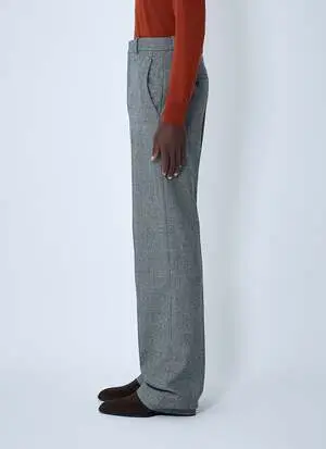 Saint Laurent Wide-leg Wool Blend Pants