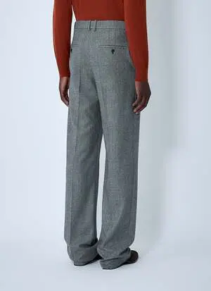 Saint Laurent Wide-leg Wool Blend Pants