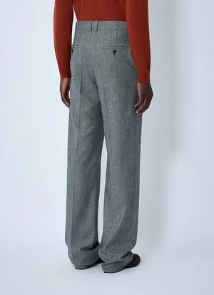 Saint Laurent Wool Blend Wide-leg Pants