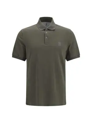 Brunello Cucinelli Cotton Polo - Green