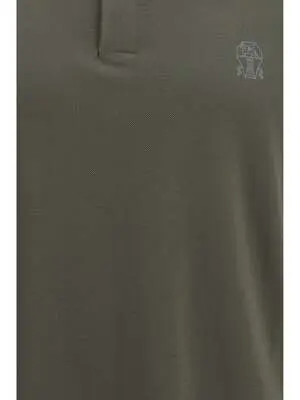 Brunello Cucinelli Cotton Polo - Green