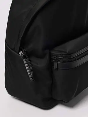 Saint Laurent Nylon And Leather Backpack - Black
