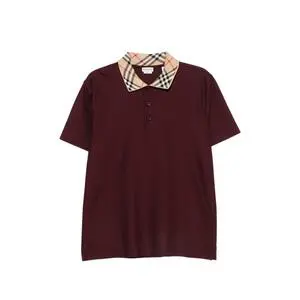 Burberry Burberry Red Polo Shirts Men Red