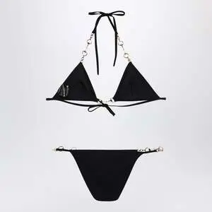 Gucci Stretch Jersey Bikini With Clamp Chain