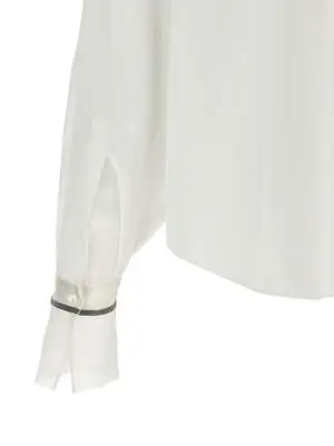 Brunello Cucinelli Shiny Cuffs' Shirt