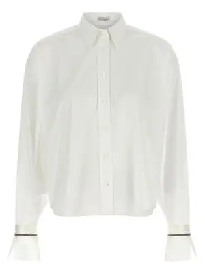 Brunello Cucinelli Shiny Cuffs Shirt