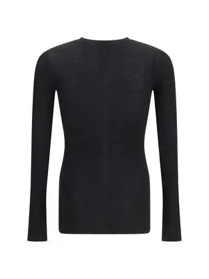 Rick Owens Slim Ribbed Long-sleeve Sweater