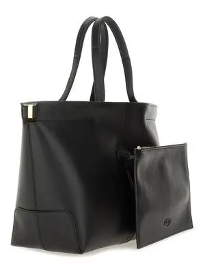 TOD'S Di Bag Folio Medium-small Bag - Black
