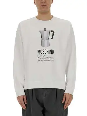 Moschino Breakfast Sweatshirt - White