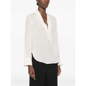 Victoria Beckham Silk Blouse - Cream