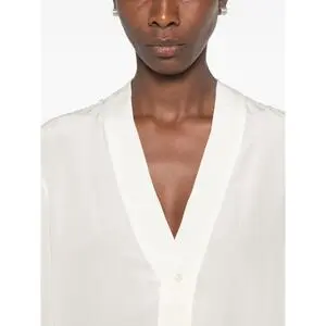 Victoria Beckham Silk Blouse - Cream