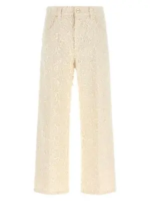 Brunello Cucinelli Contemporary Square' Pants - Cream